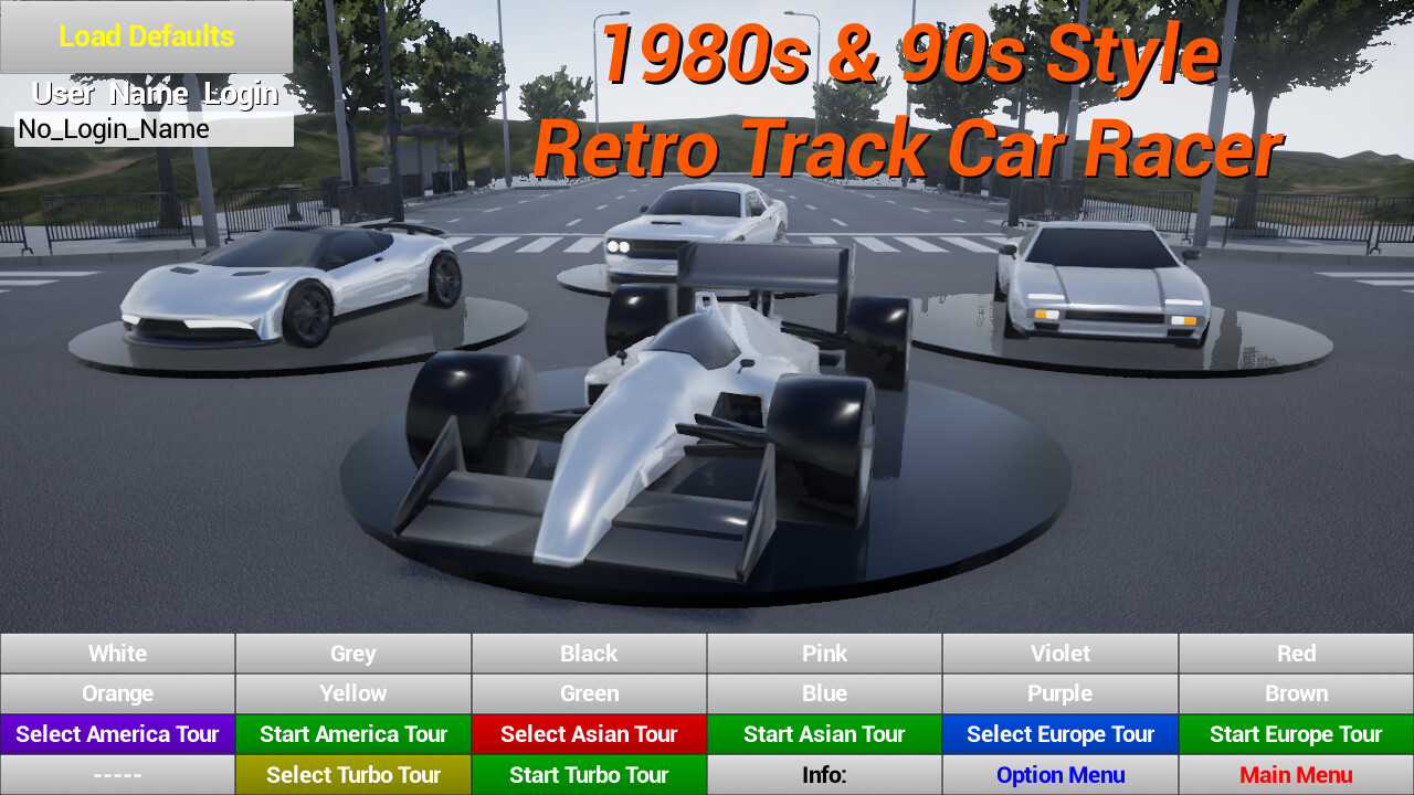 1980s & 90s Style - Retro Track Car Racer on Steam