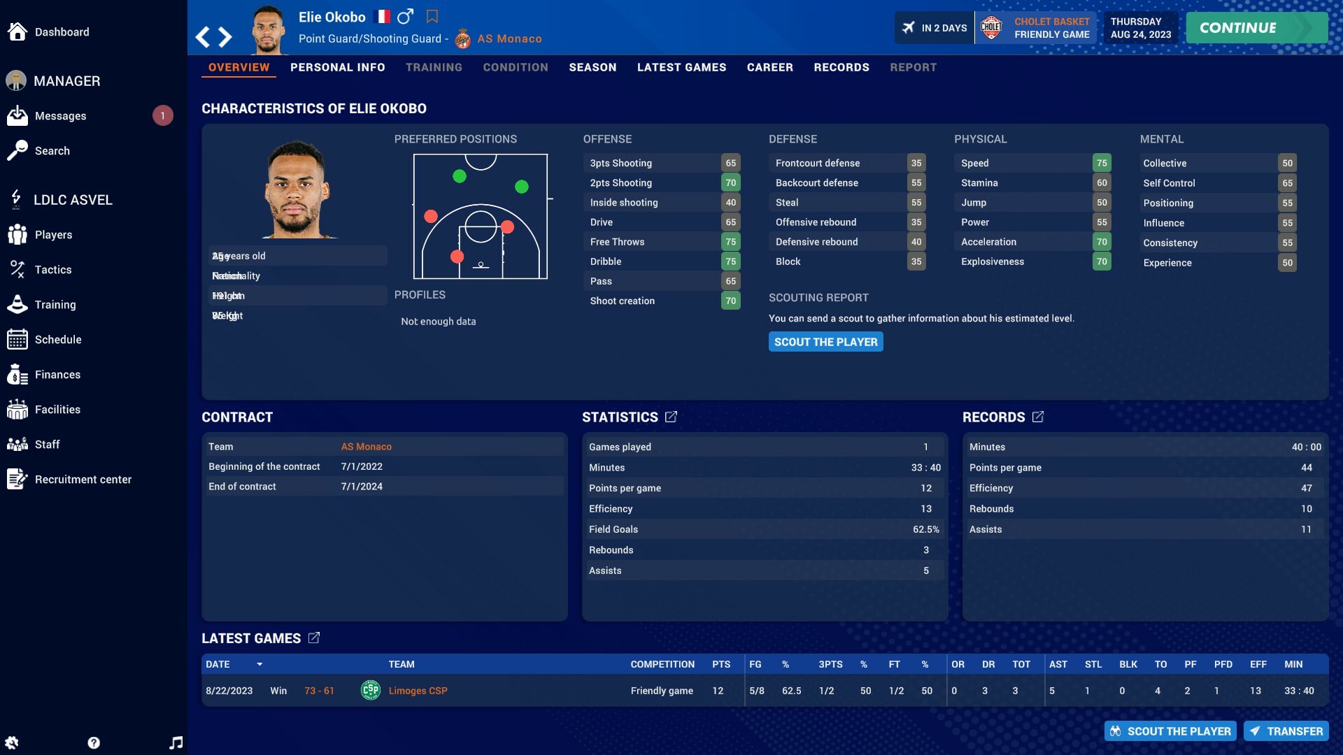 Pro Basketball Manager 2024 on Steam