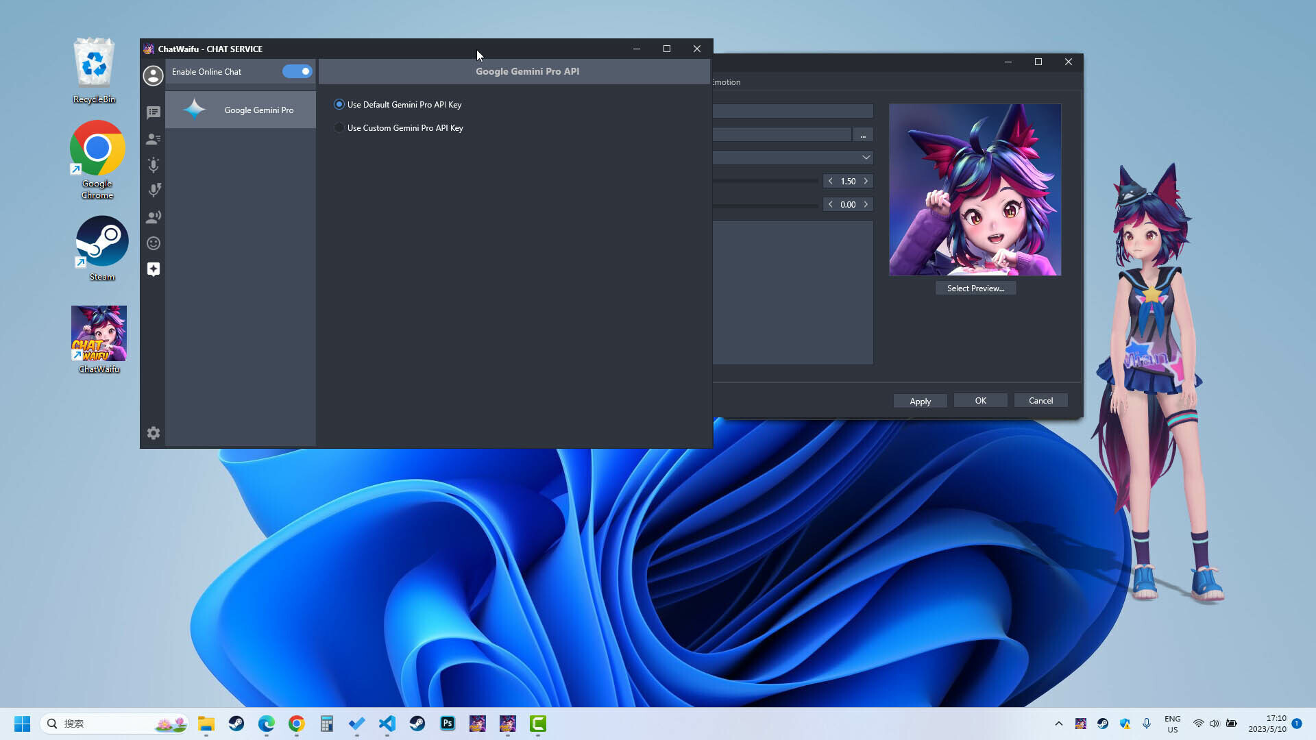 ChatWaifu on Steam