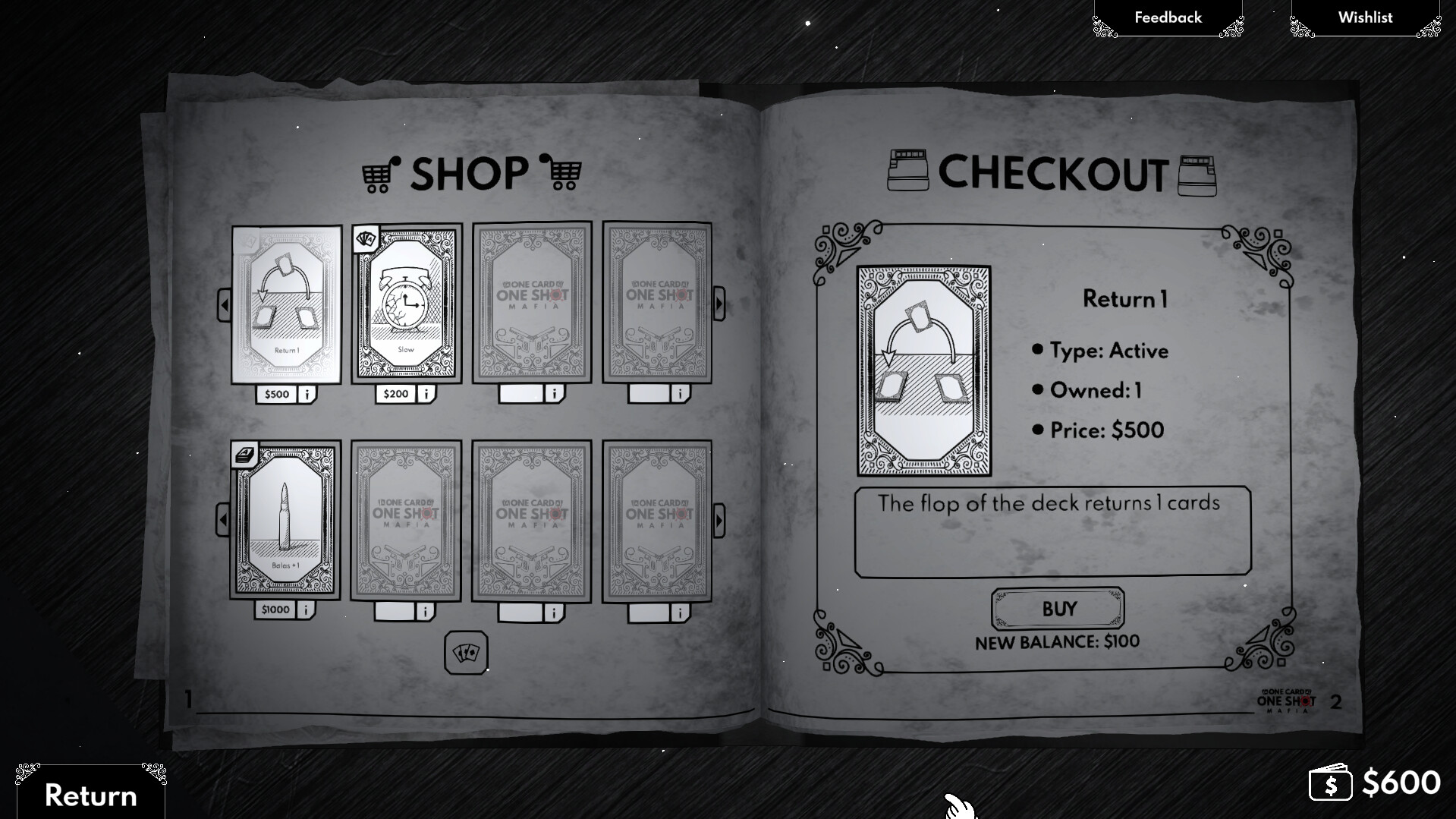 One Card One Shot - Mafia on Steam