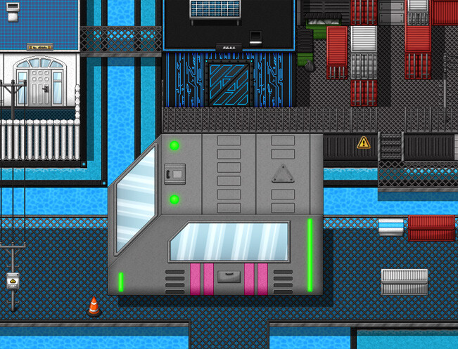 RPG Maker MZ - Sci-Fi and Modern Tileset - Exterior on Steam