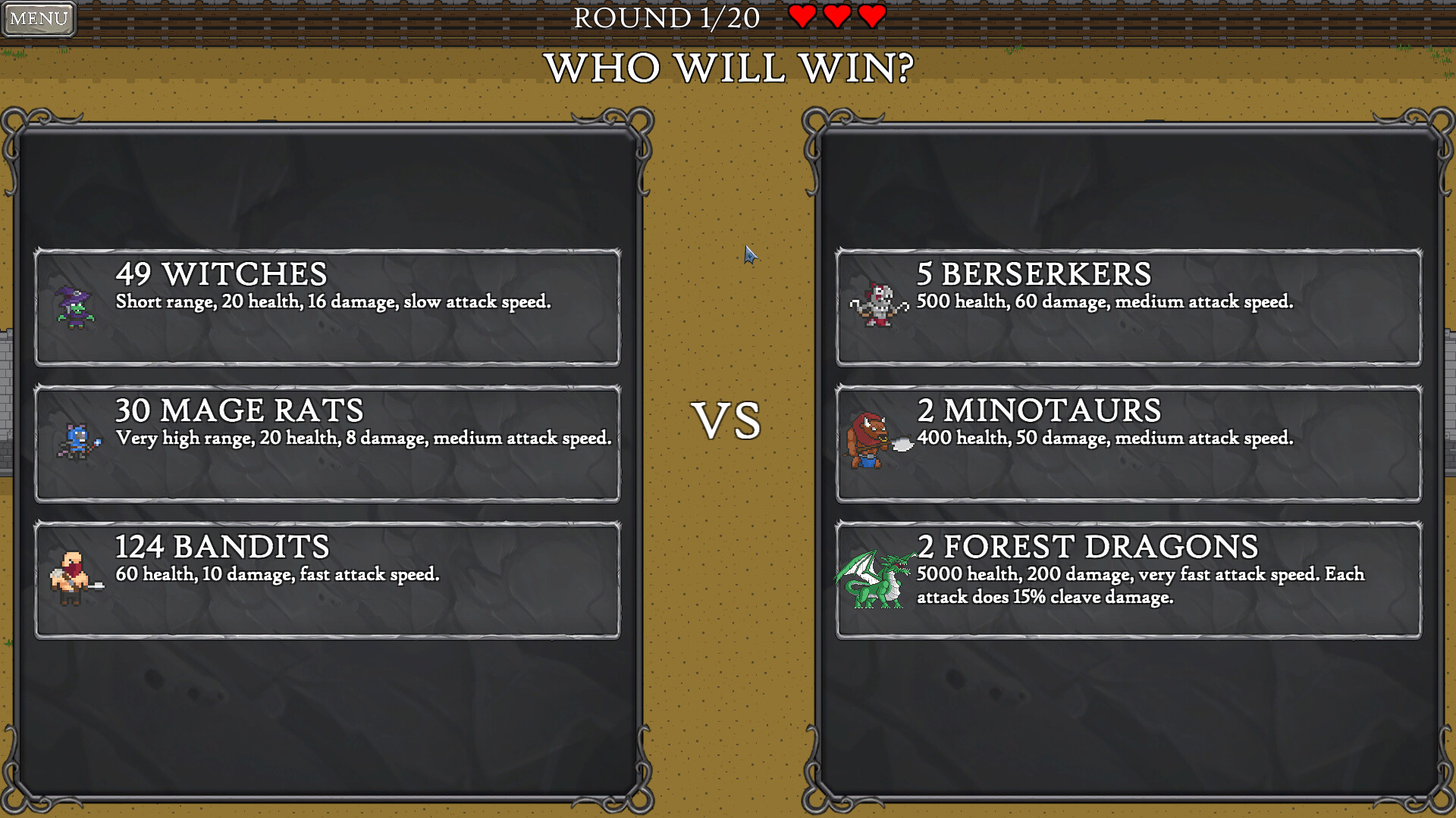 Behold Battle on Steam