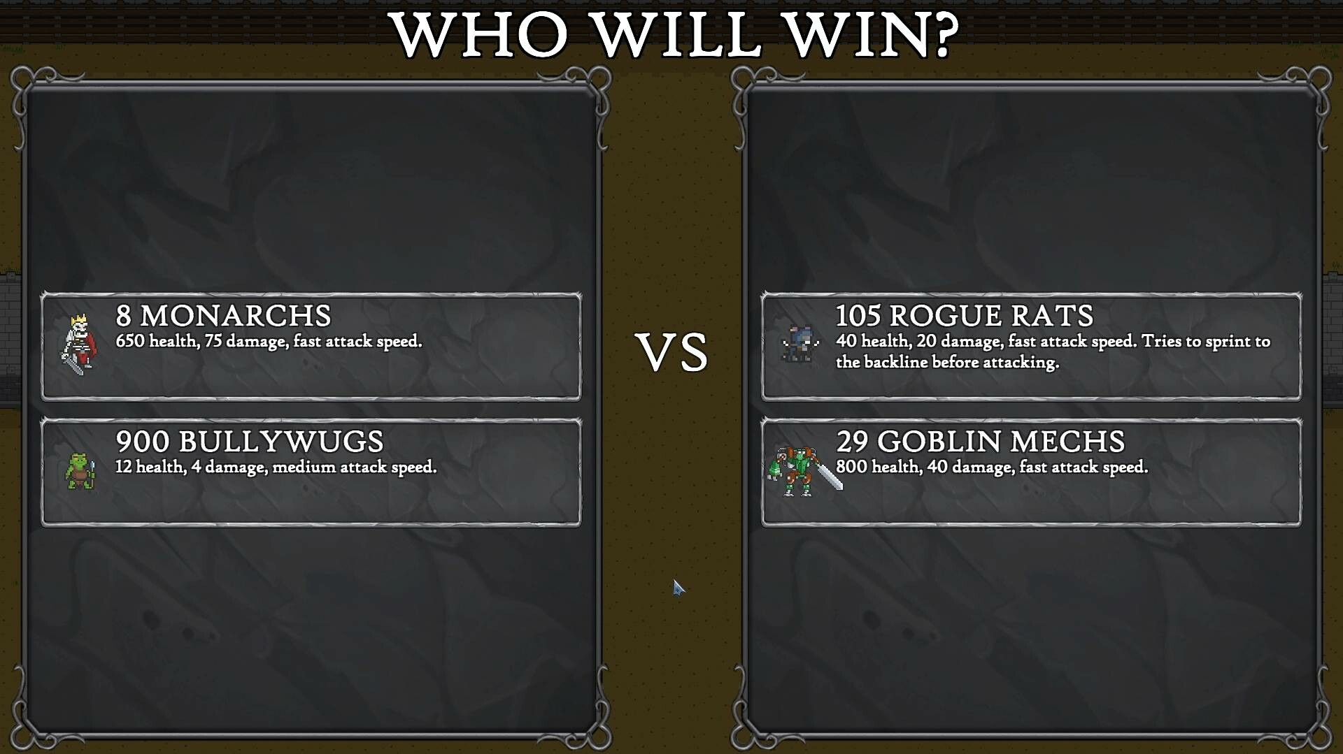 Behold Battle Screenshots · SteamDB