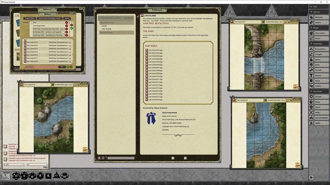 Fantasy Grounds - Pathfinder RPG - GameMastery Map Pack: Lost Island on ...