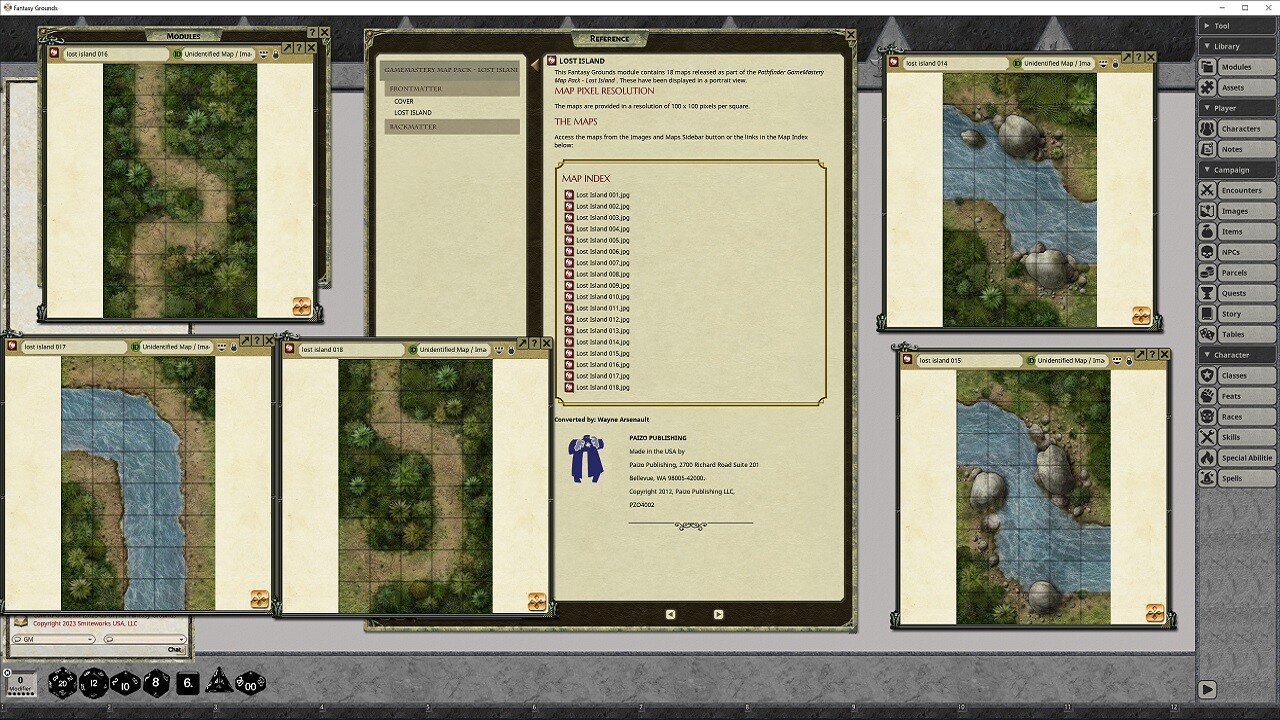 Fantasy Grounds - Pathfinder RPG - GameMastery Map Pack: Lost Island on ...