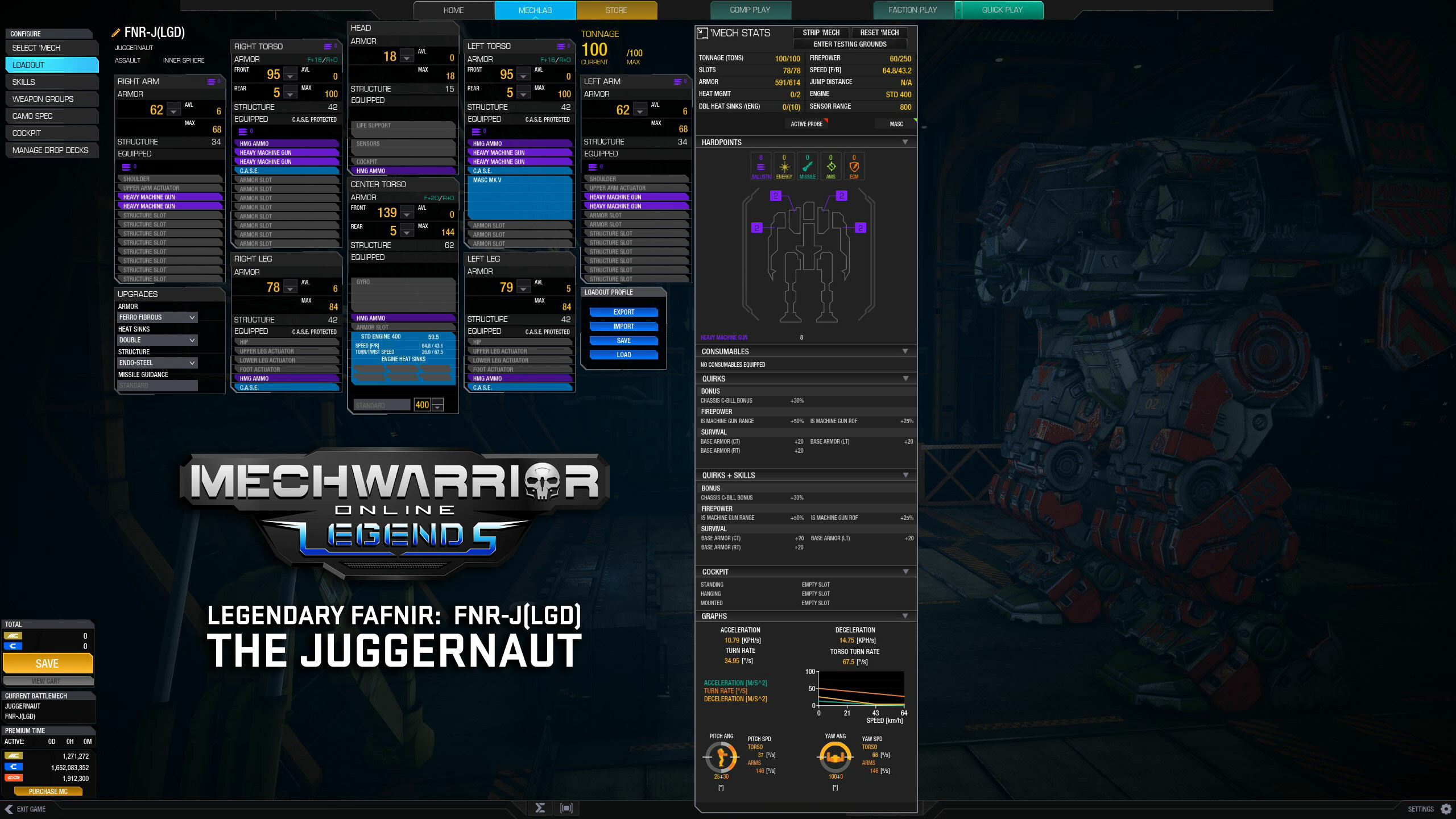 MechWarrior Online™ - Juggernaut Legendary Mech Pack Screenshots · SteamDB