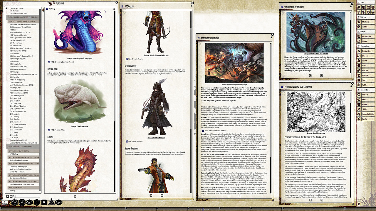 Fantasy Grounds - Pathfinder RPG - Skull & Shackles AP 6: From Hell's Heart on Steam