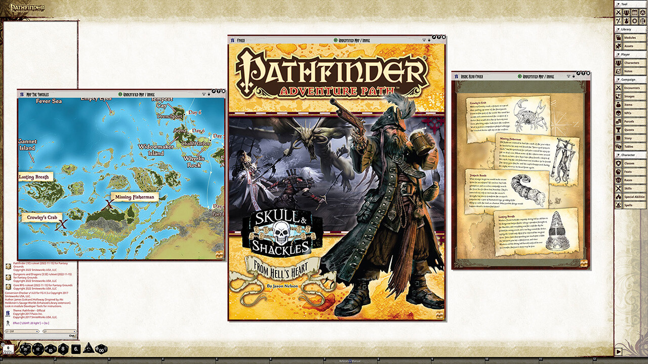 Fantasy Grounds - Pathfinder RPG - Skull & Shackles AP 6: From Hell's Heart on Steam