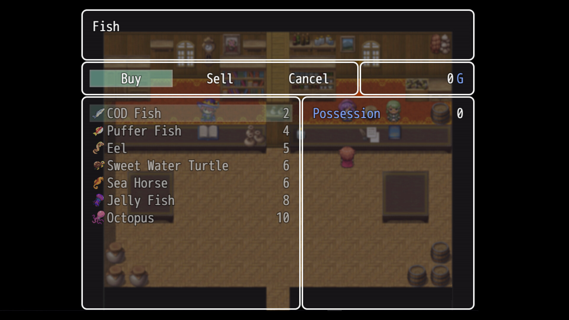 RPG Maker MV - PIXELART FISH ICONS PACK on Steam