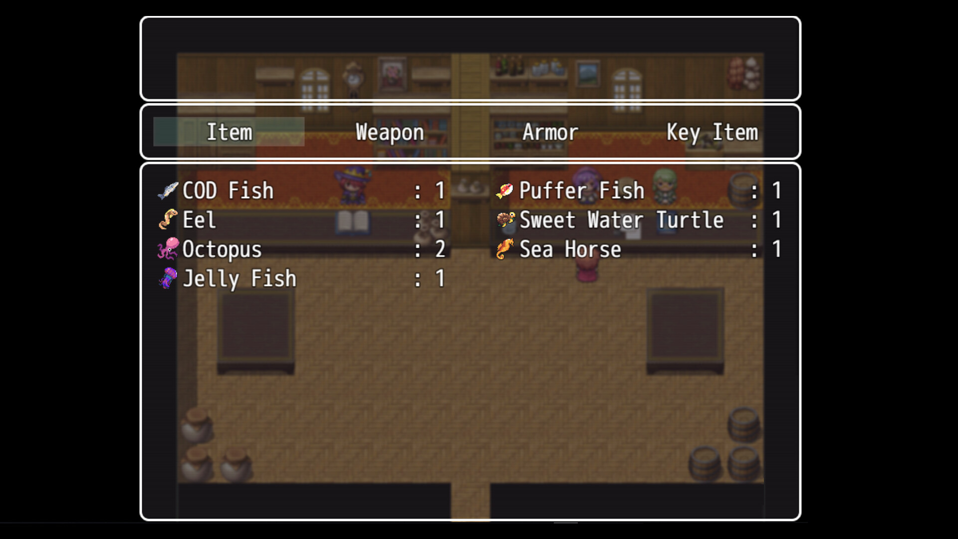 RPG Maker MV - PIXELART FISH ICONS PACK Steamissä