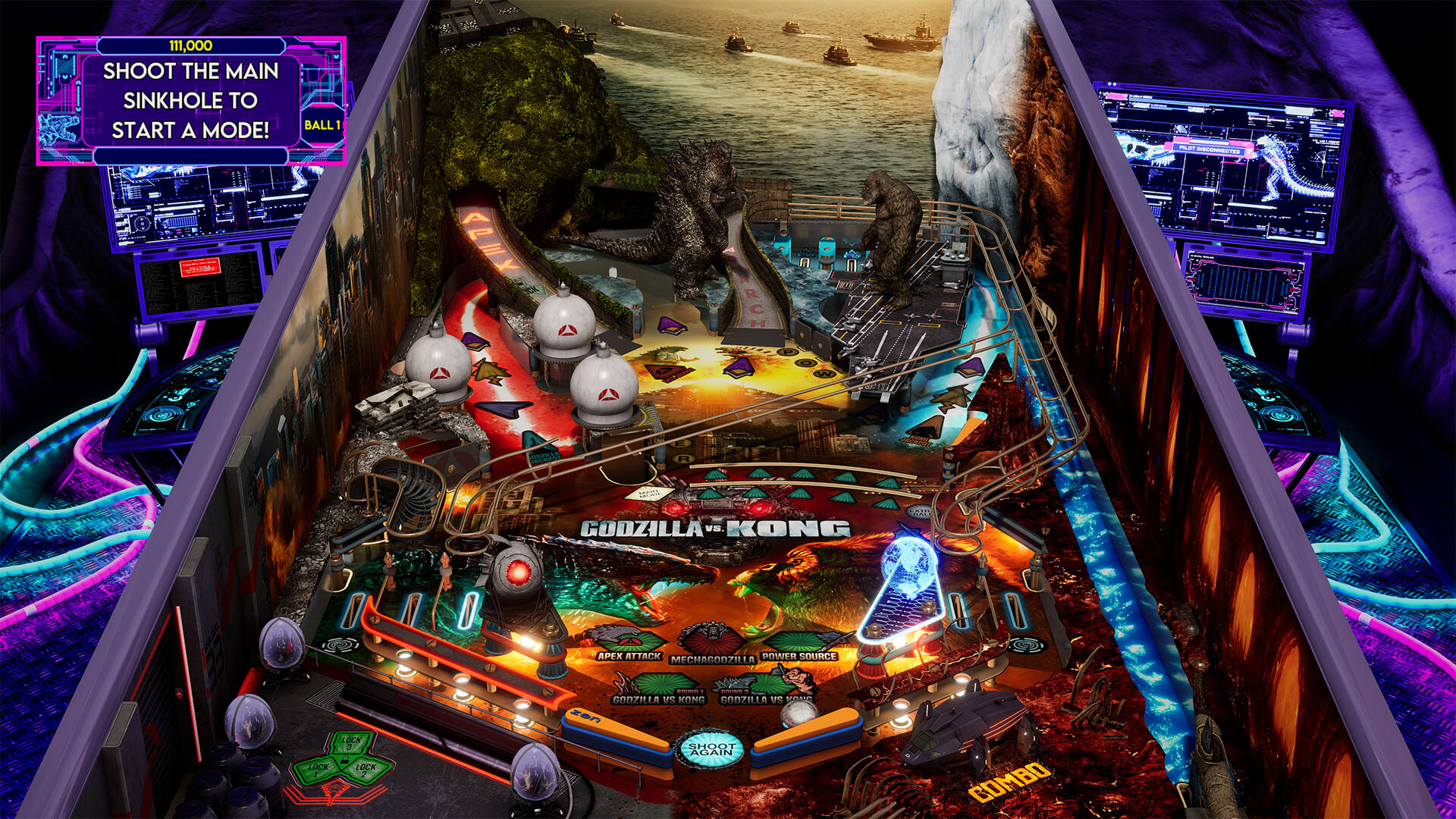 Pinball FX - Godzilla vs. Kong Pinball Pack di Steam