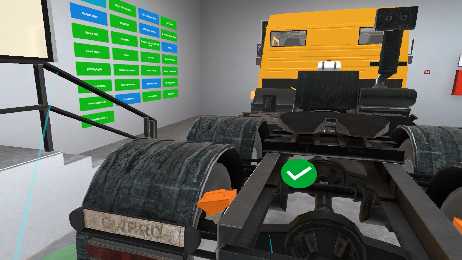 Truck Preparation For Driving VR Training on Steam