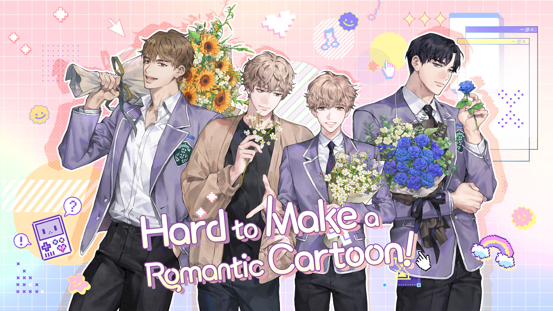 Hard to make a romantic cartoon! on Steam