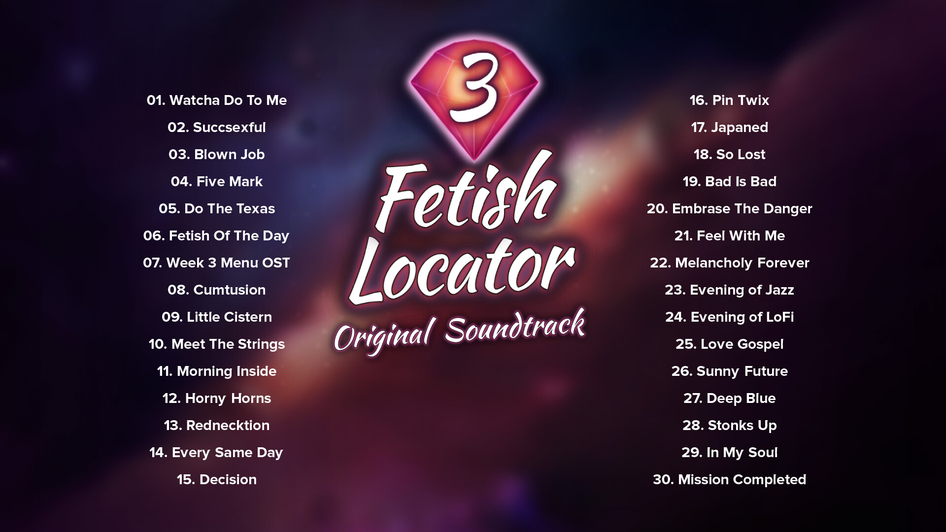 Fetish Locator Week Three Soundtrack Screenshots · SteamDB