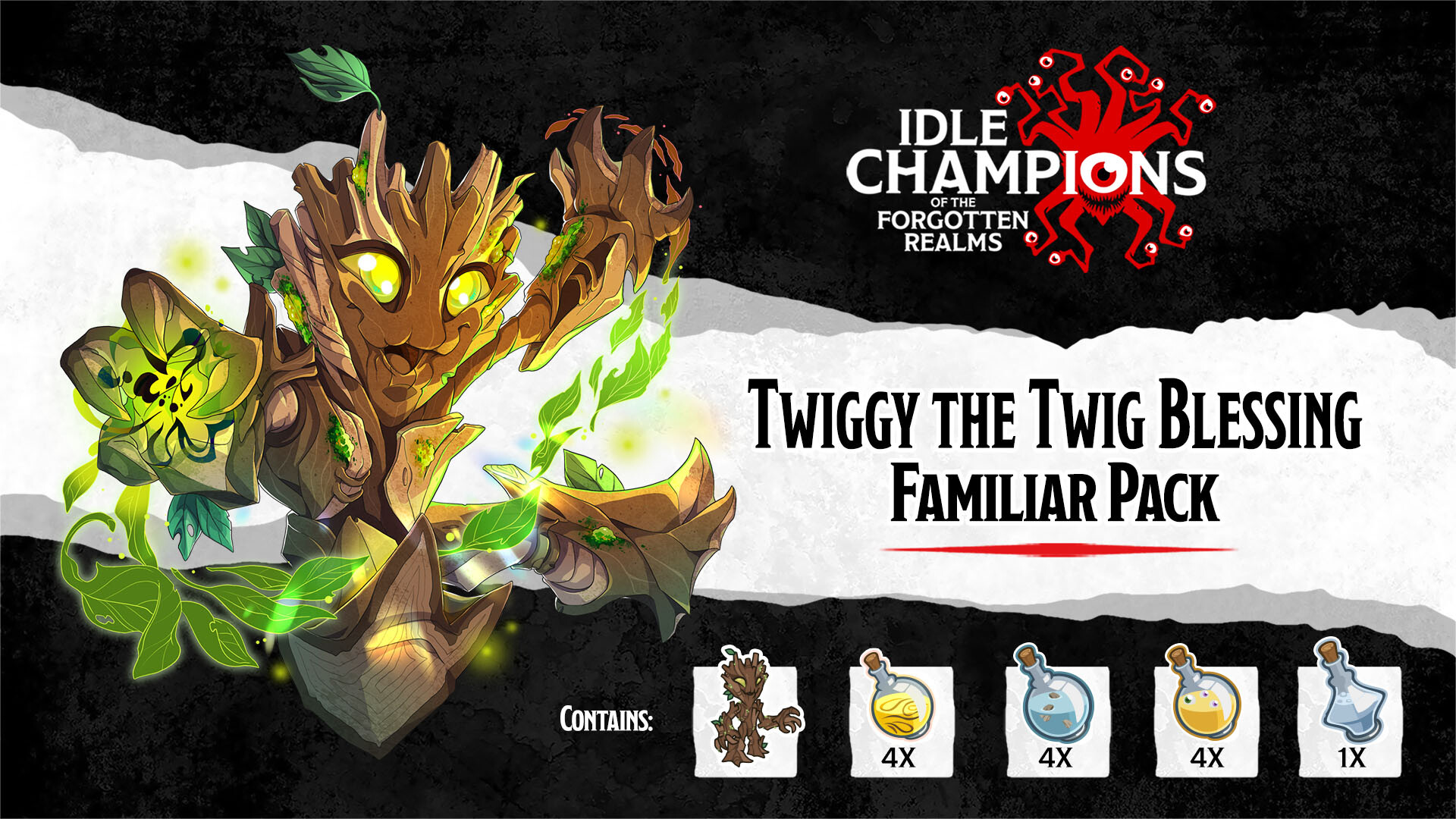 Idle Champions - Twiggy the Twig Blessing Familiar Pack on Steam