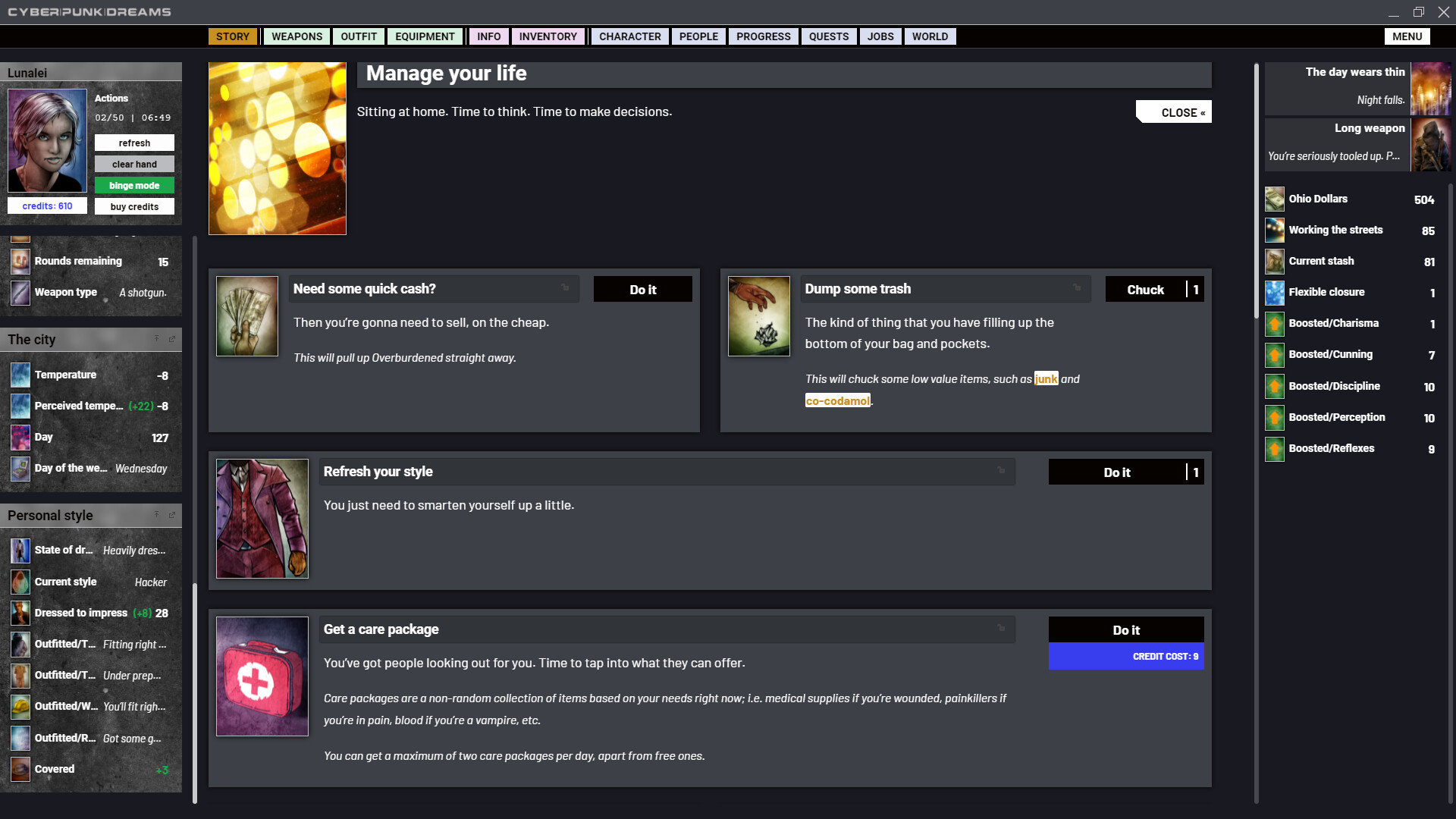 cyberpunkdreams // credit pack 03 // 50 Screenshots · SteamDB