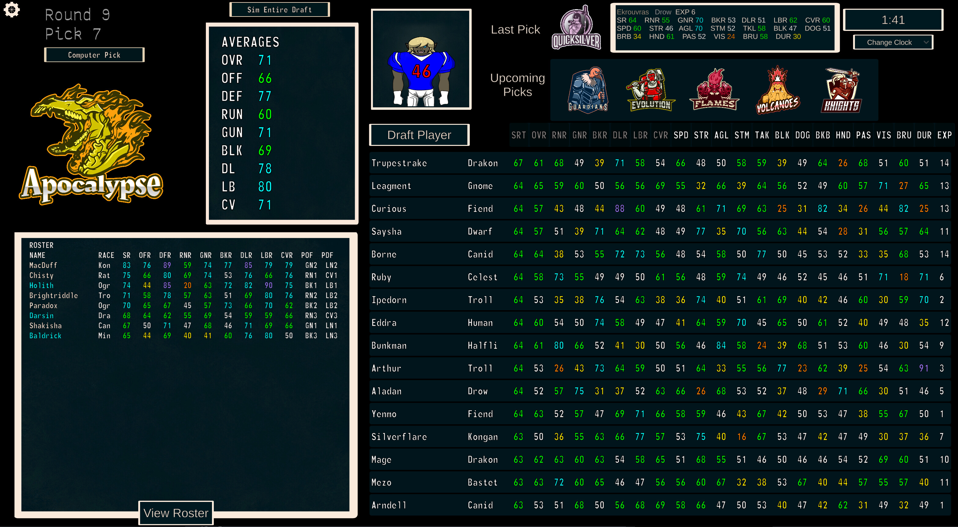 FFFL: Brutal Ball Manager Screenshots · SteamDB