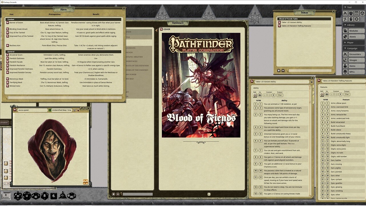 Fantasy Grounds - Pathfinder RPG - Pathfinder Player Companion: Blood ...