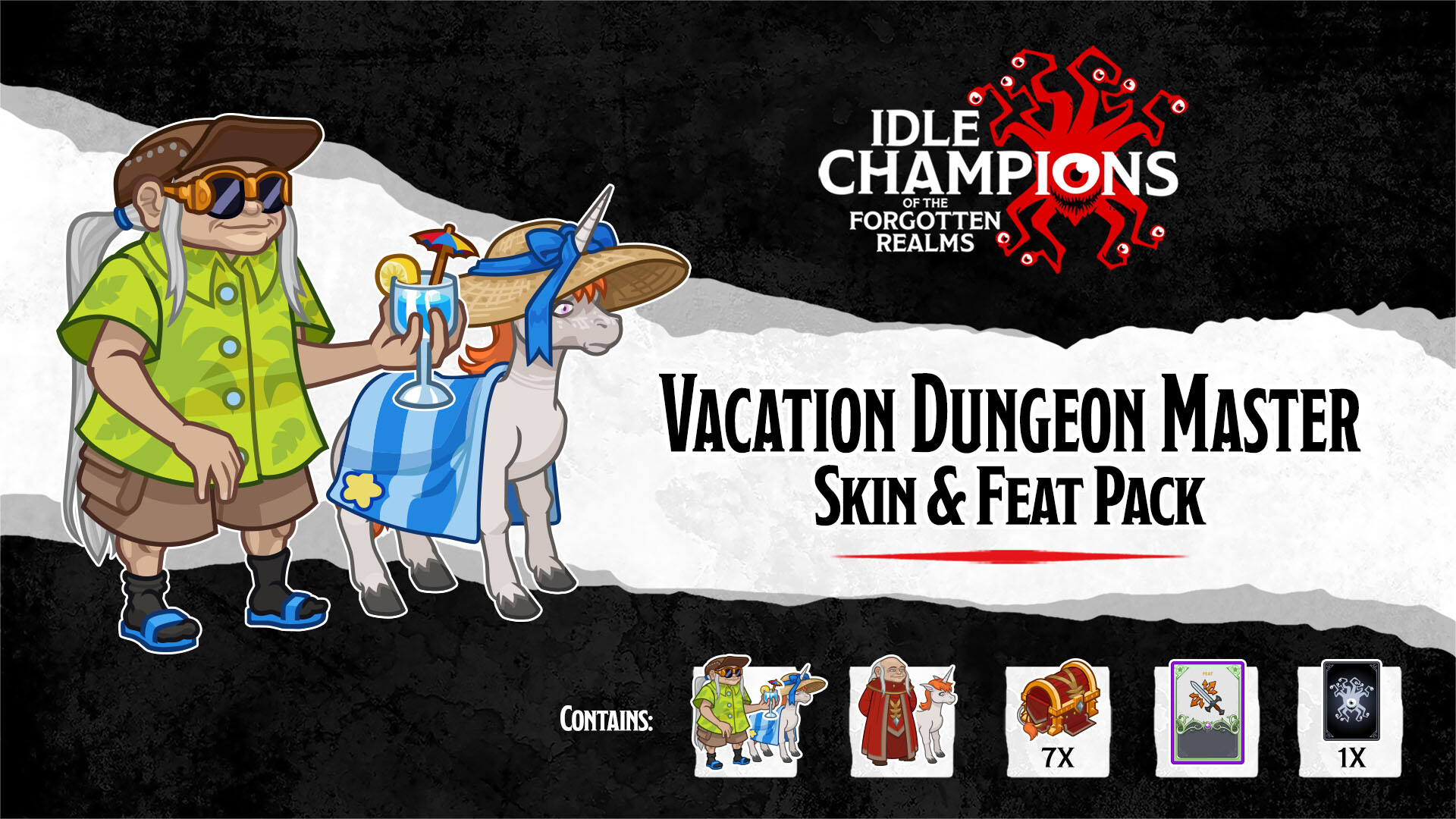 Idle Champions - Vacation Dungeon Master Skin & Feat Pack on Steam