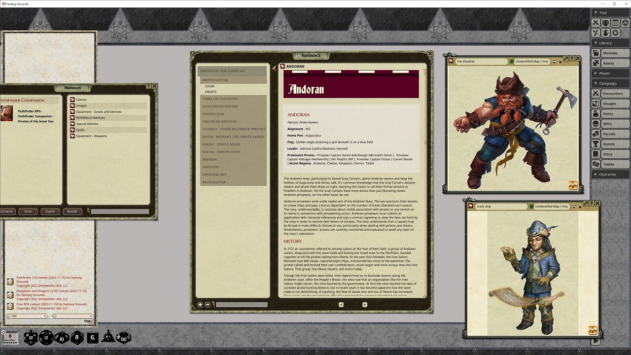 Fantasy Grounds - Pathfinder RPG - Pathfinder Player Companion: Pirates ...