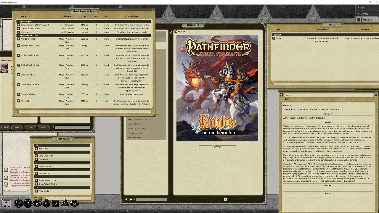 Fantasy Grounds - Pathfinder RPG - Pathfinder Player Companion: Knights ...