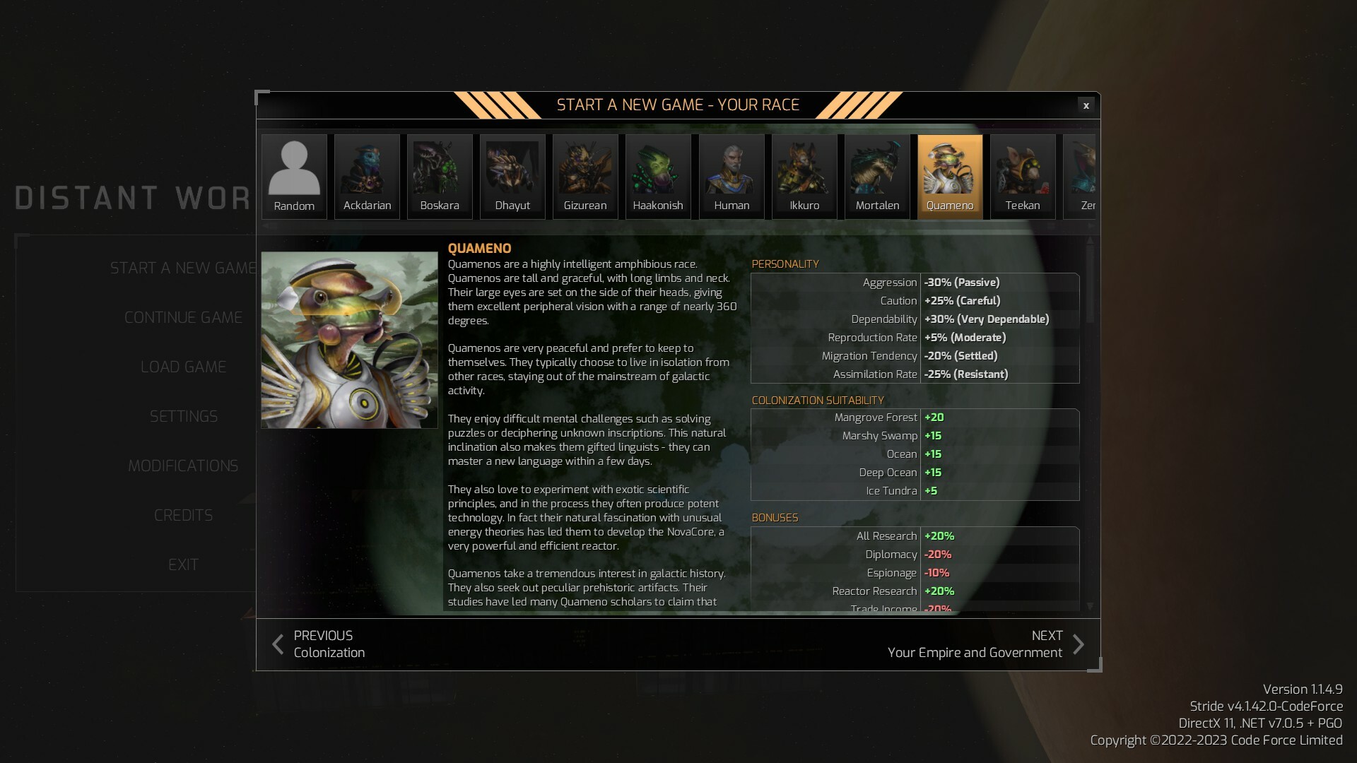 Distant Worlds 2: Factions - Quameno and Gizureans on Steam