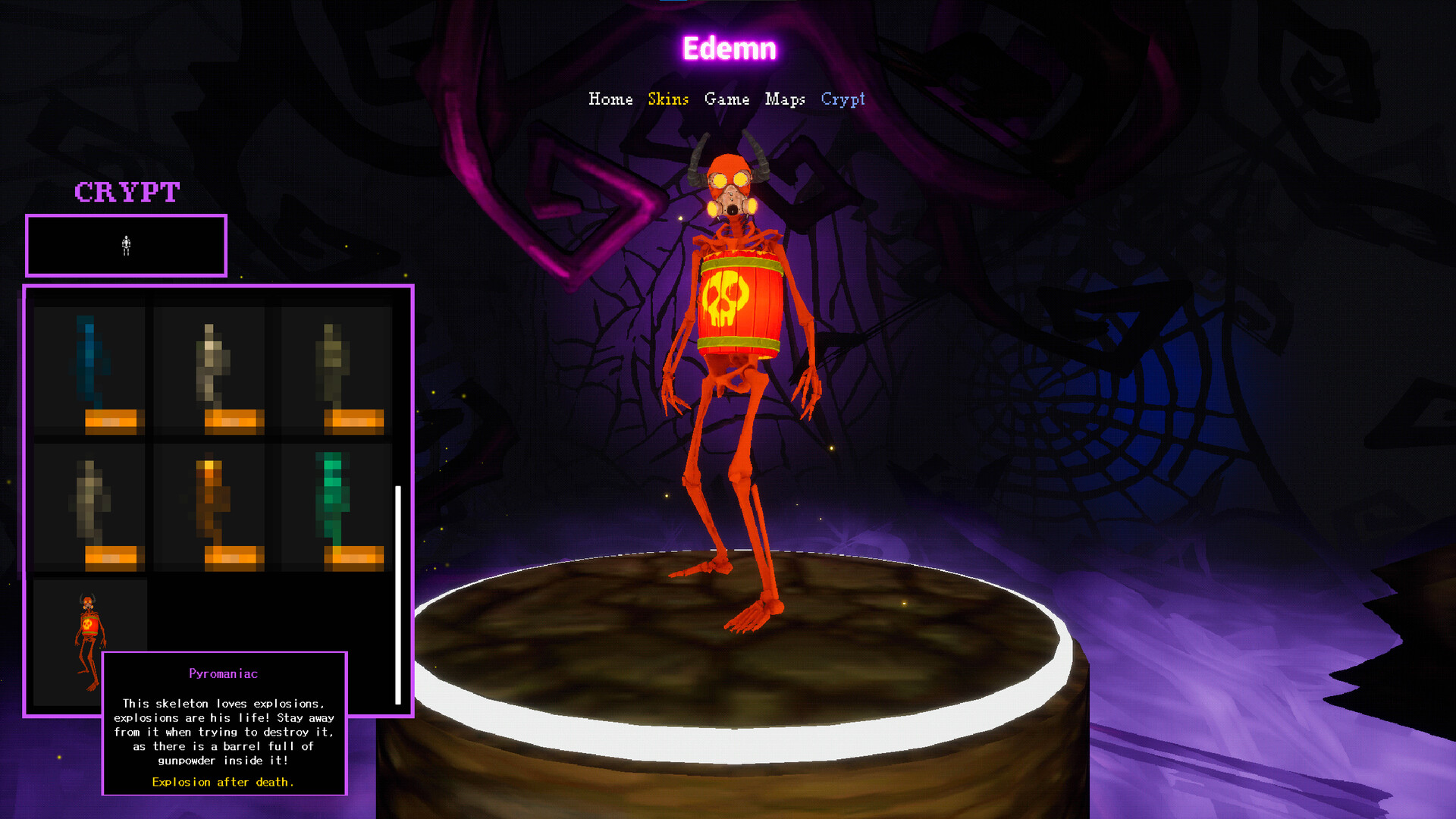 Edemn - Pyromaniac Skeleton on Steam