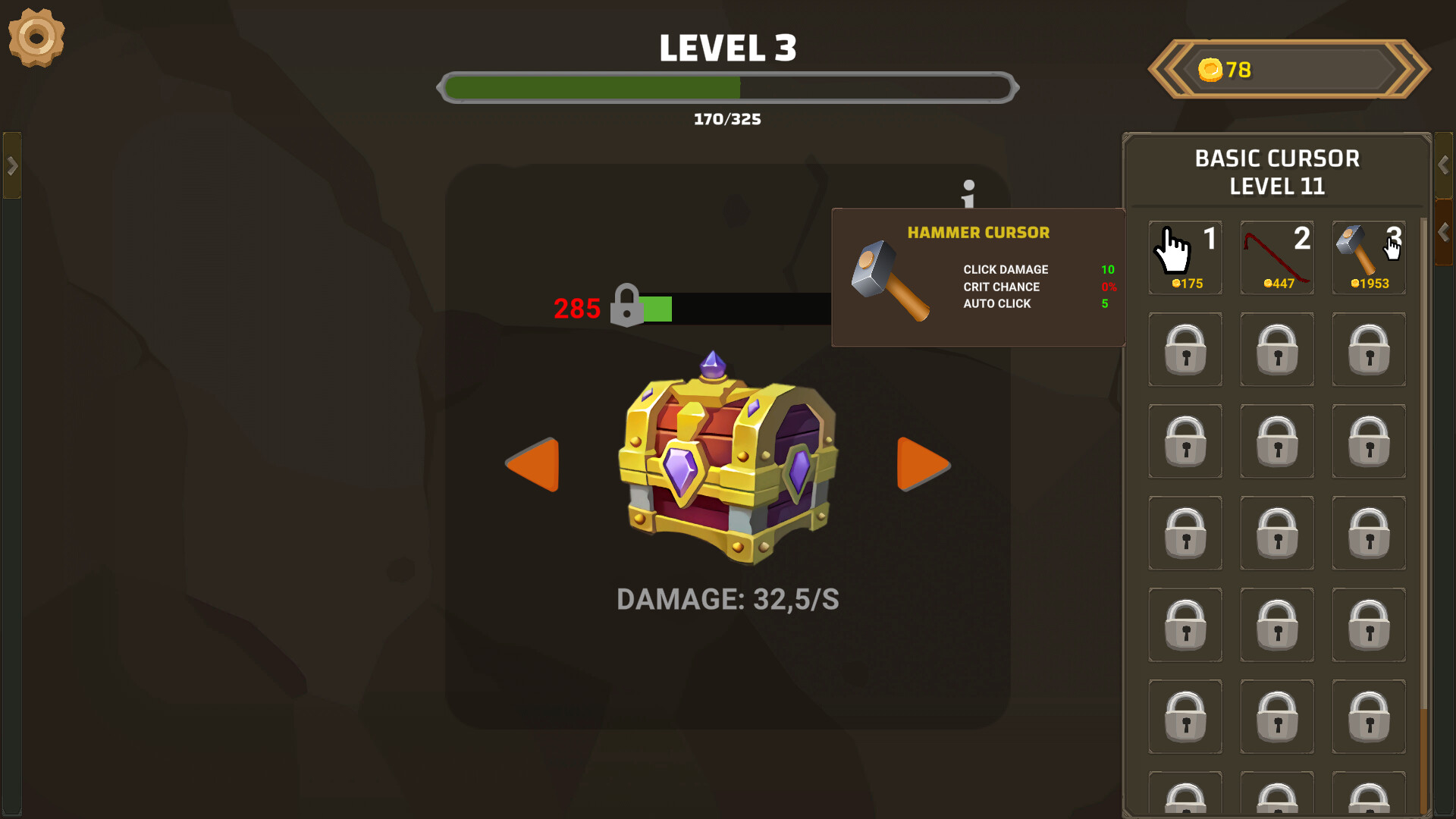 Treasure Chest Clicker Screenshots · SteamDB