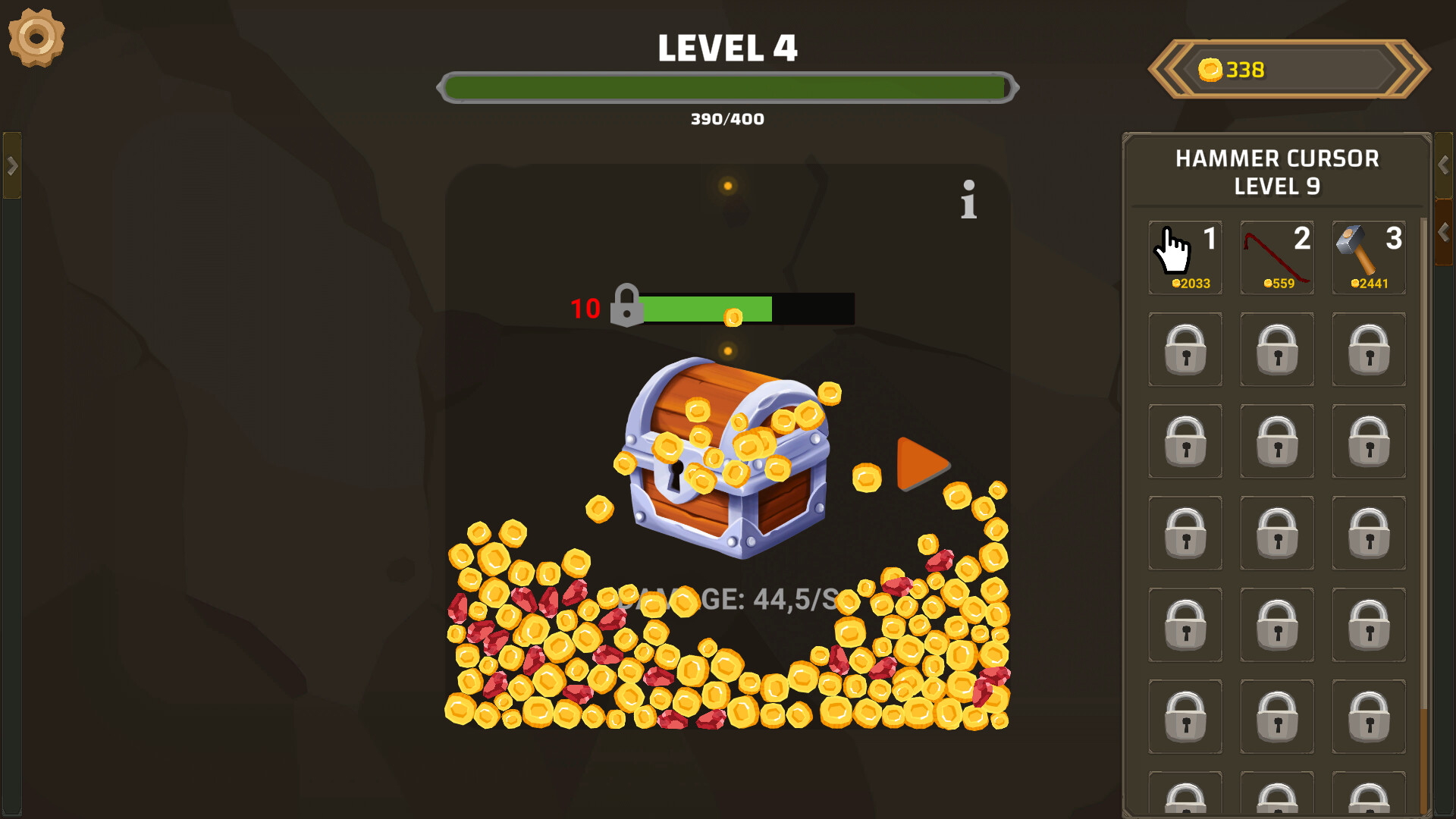 Treasure Chest Clicker Screenshots · SteamDB
