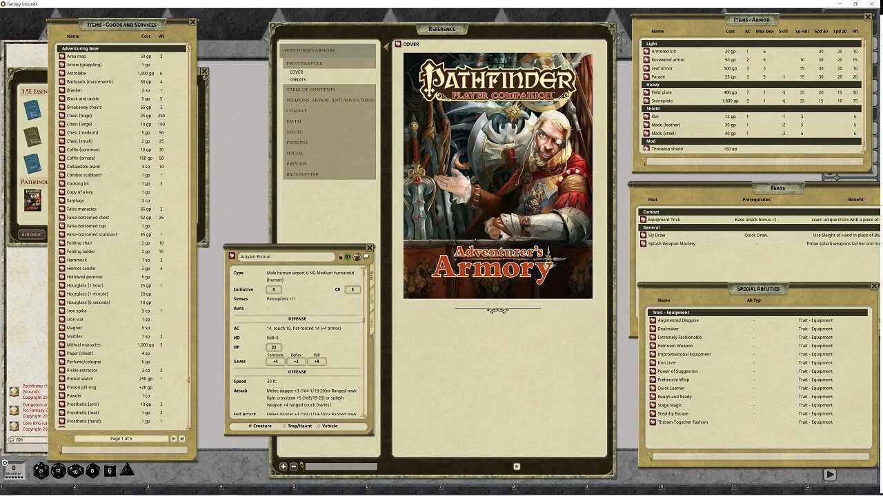 Fantasy Grounds - Pathfinder RPG - Pathfinder Player Companion ...