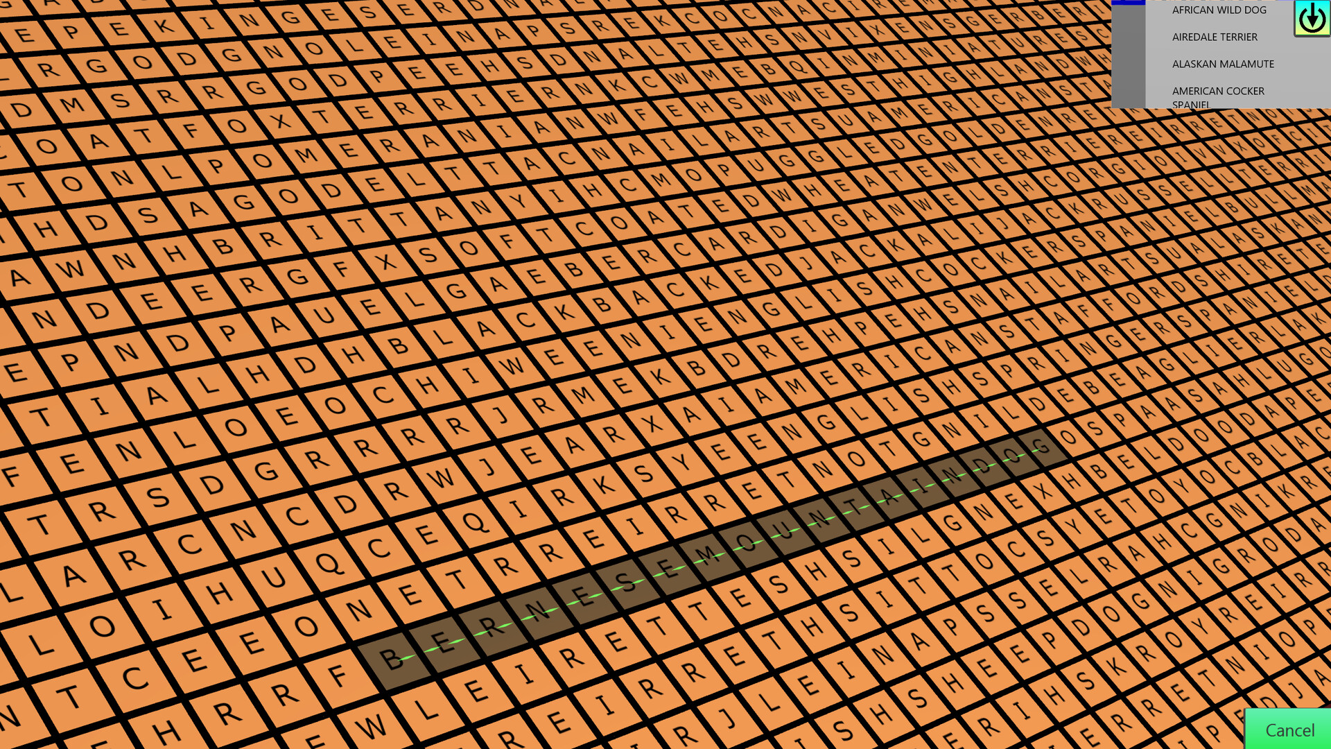 Wordsearch Attack on Steam