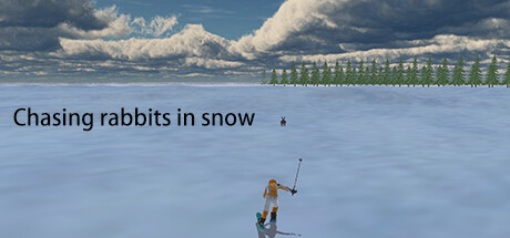 Chasing rabbits in snow on Steam