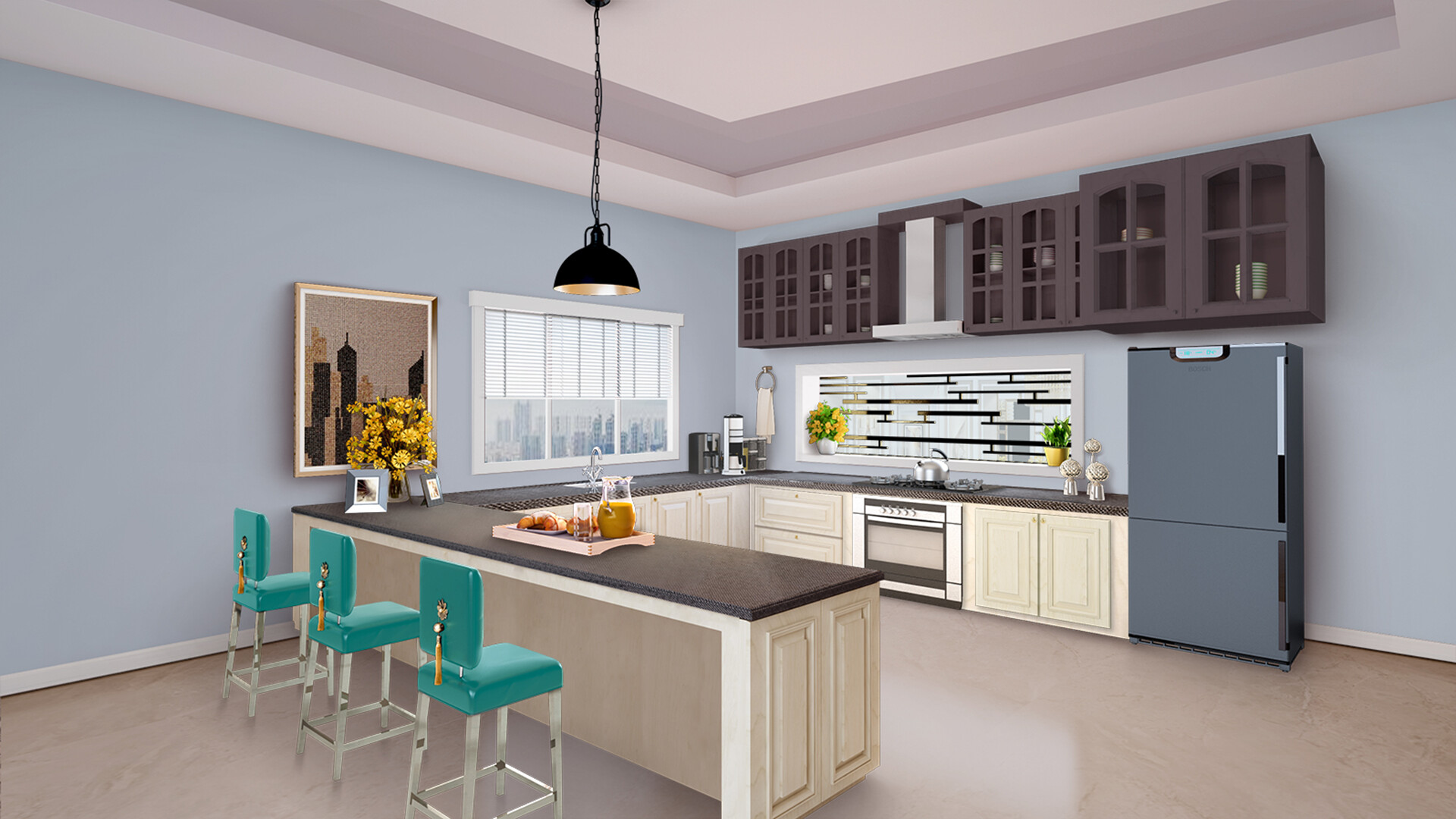 Home Designer Makeover Blast - Sheila's Modern Kitchen on Steam