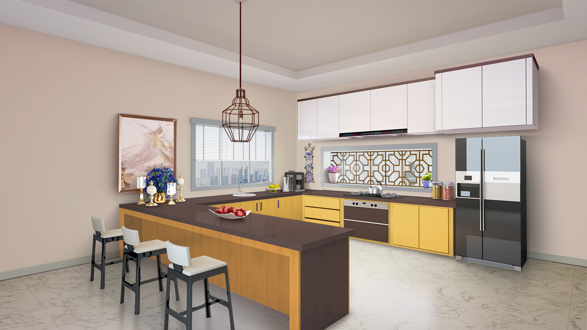 Home Designer Makeover Blast - Sheila's Modern Kitchen on Steam