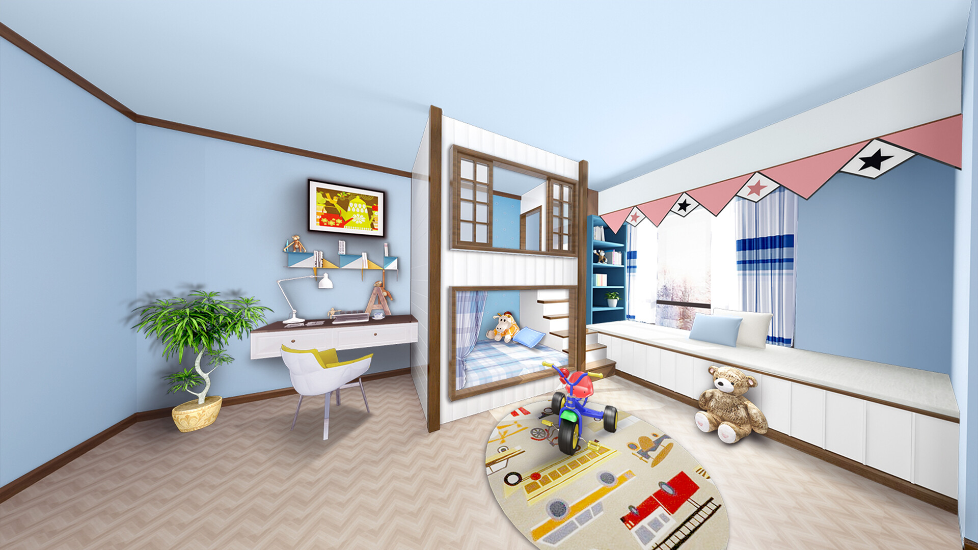 Home Designer Makeover Blast - Sheila's Little Girl's Room on Steam