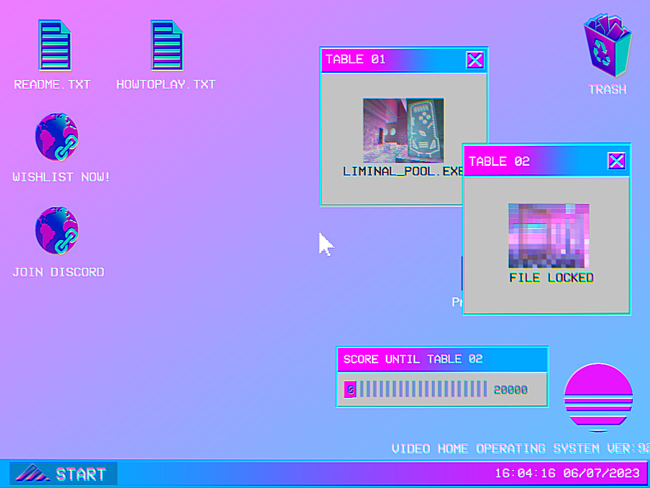 Vaporwave Pinball on Steam