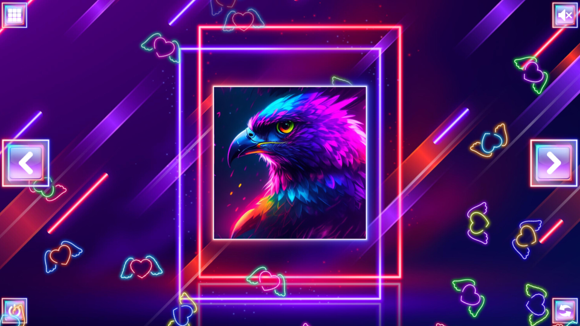 Neon Fantasy: Birds on Steam