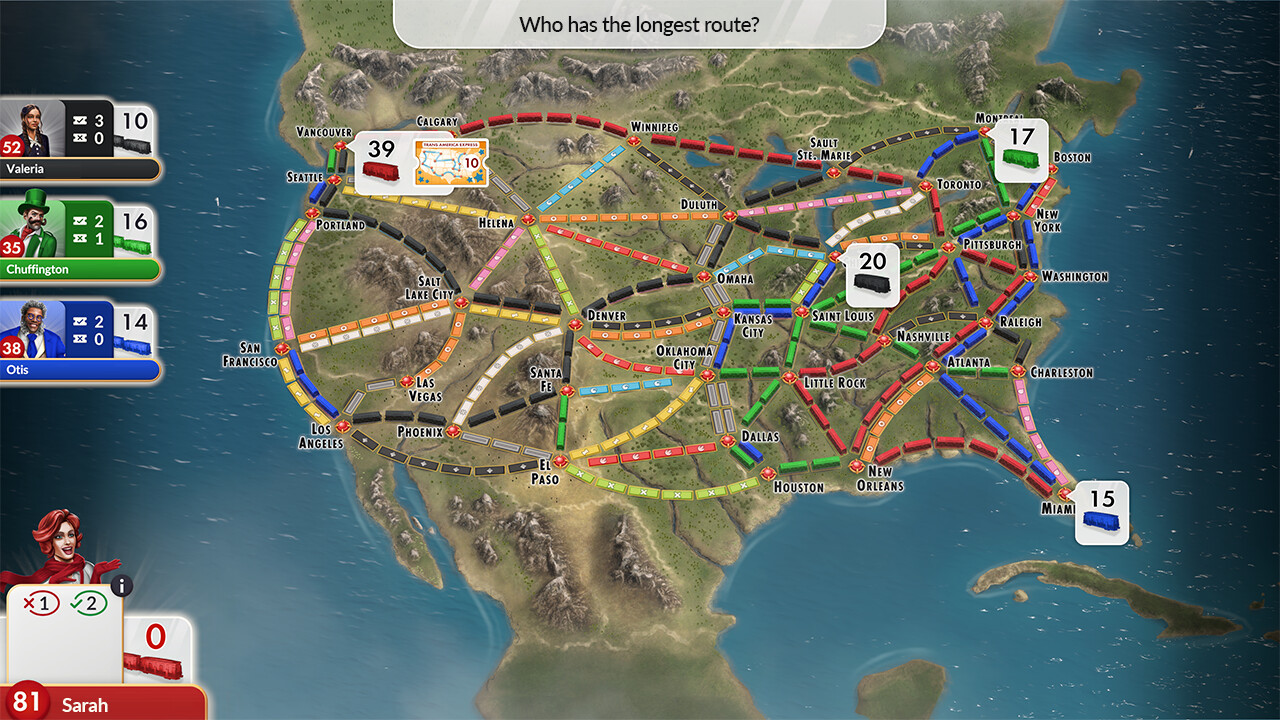 Ticket to Ride on Steam