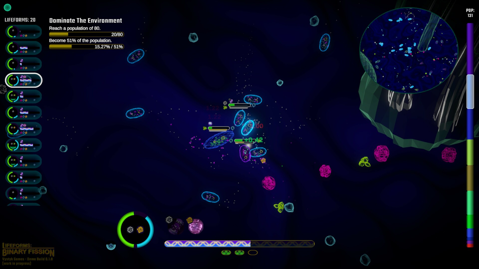 Lifeforms: Binary Fission on Steam