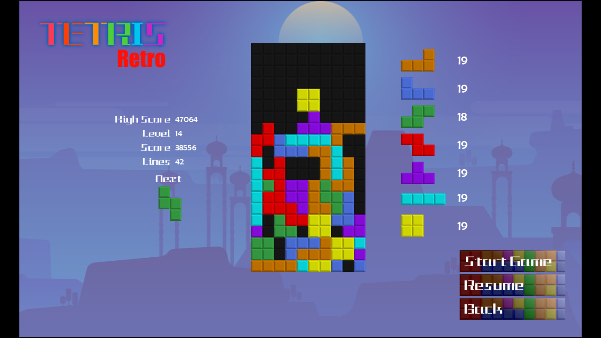 Tetris-Retro Screenshots · SteamDB