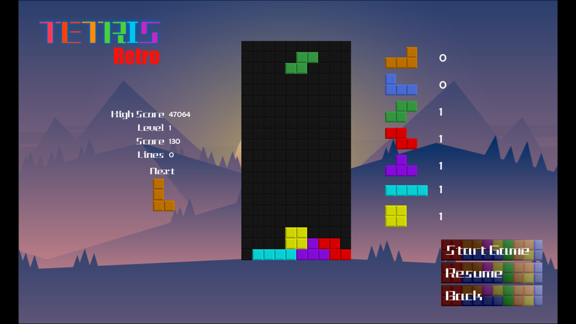 Tetris-Retro Screenshots · SteamDB