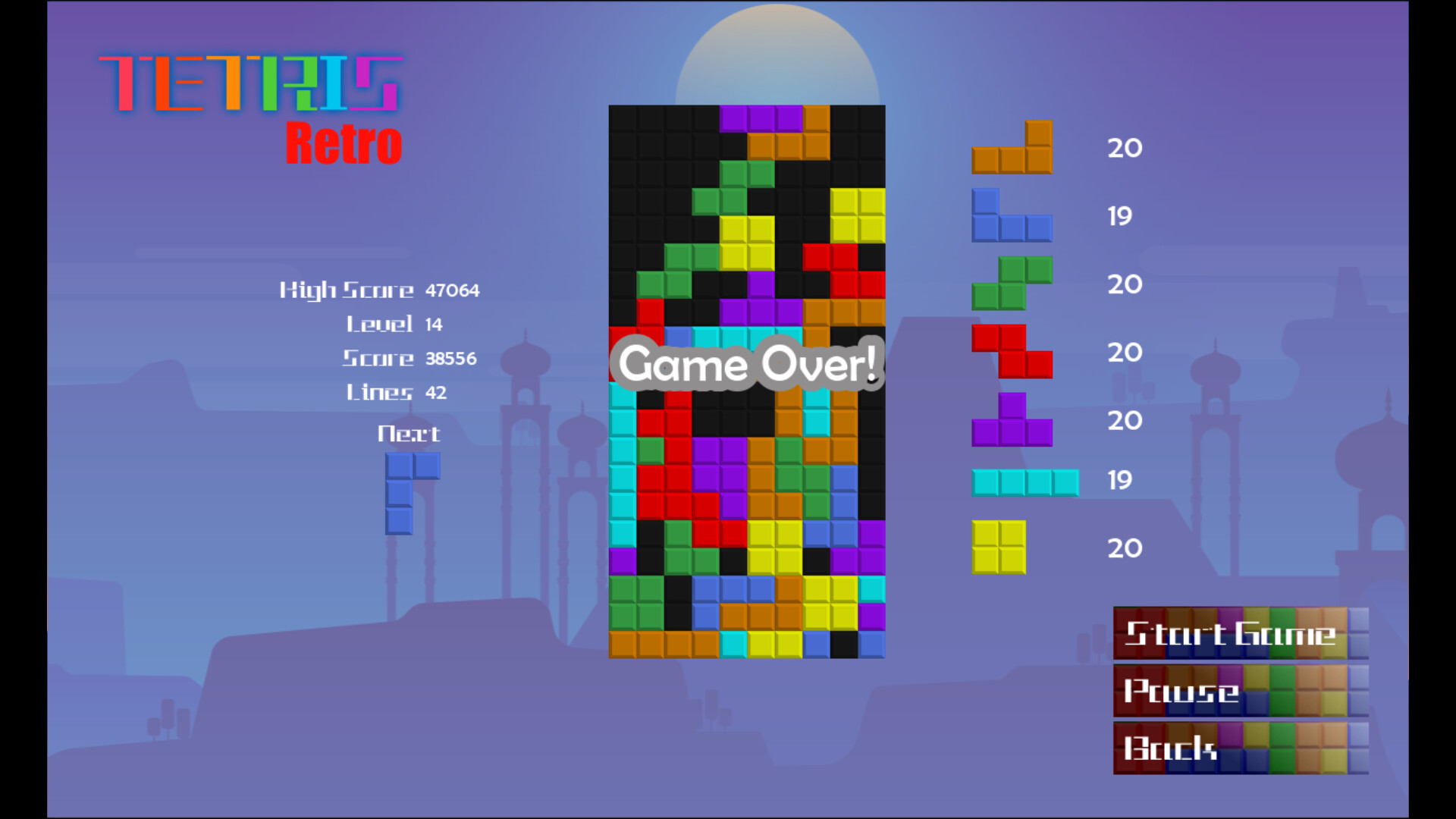 Tetris-Retro Screenshots · SteamDB