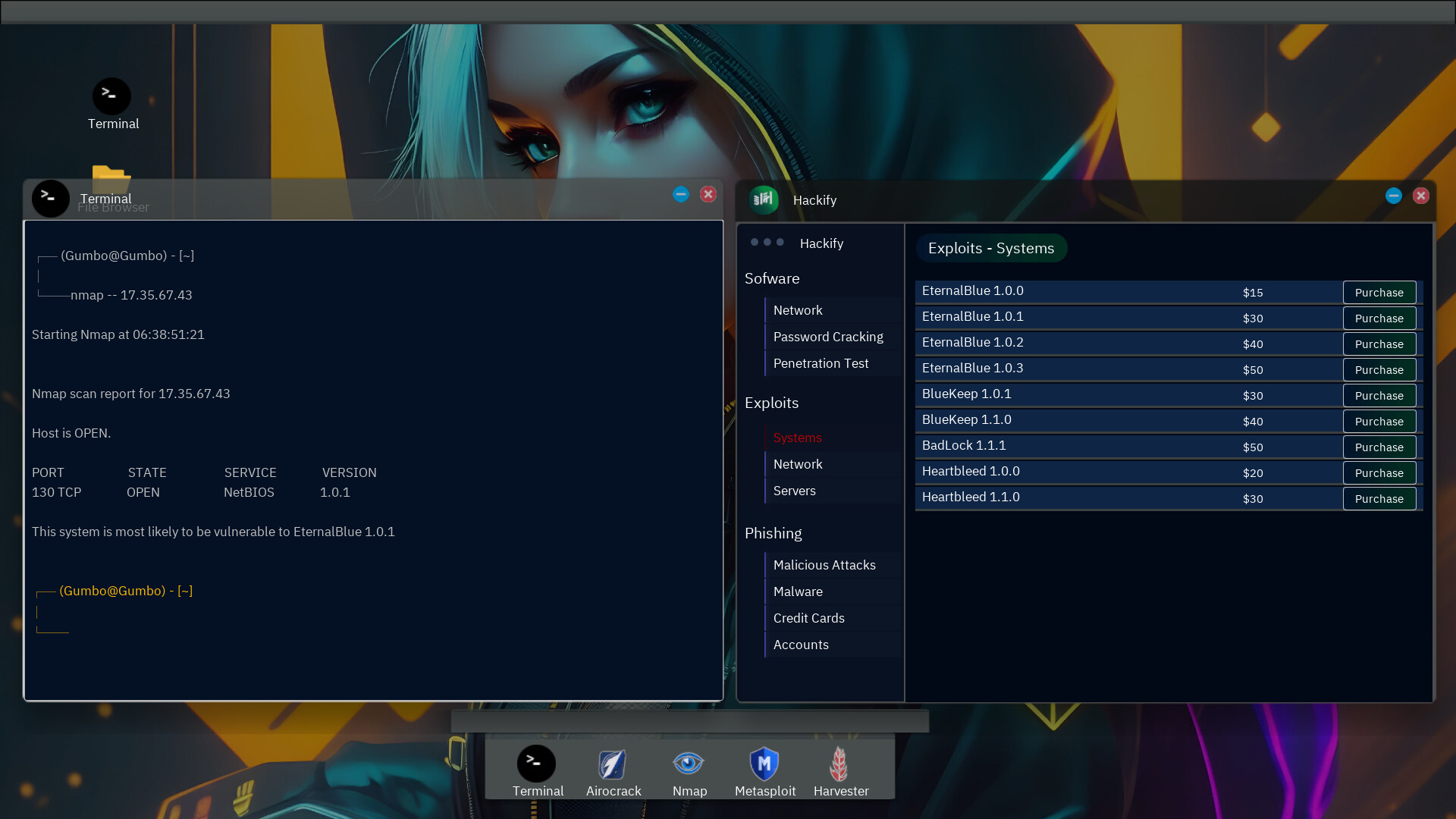 Anonymous Hacker Simulator Screenshots · SteamDB
