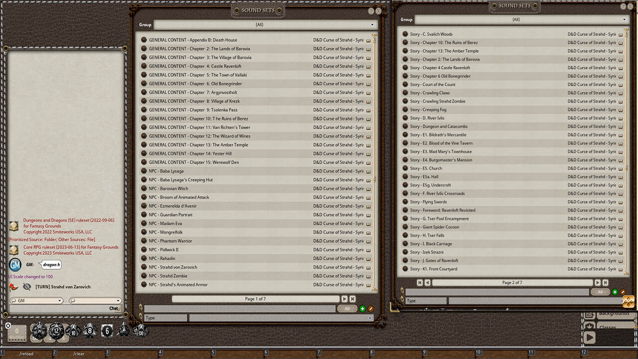 Fantasy Grounds - D&D Curse of Strahd - Syrinscape Sound Link Pack on Steam