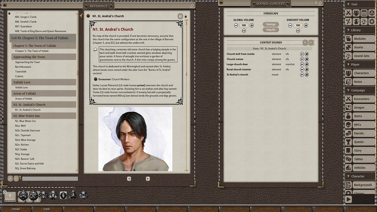 Fantasy Grounds - D&D Curse of Strahd - Syrinscape Sound Link Pack on Steam