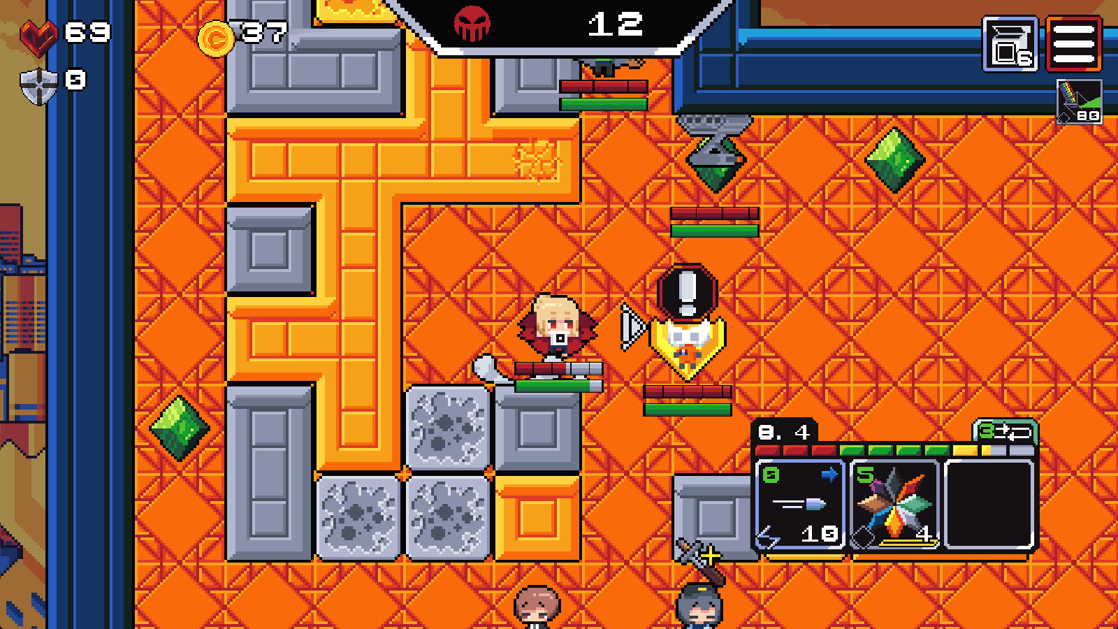 Split square on Steam