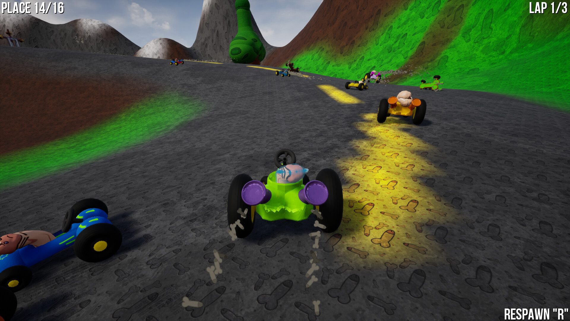 Dickland: Racing on Steam