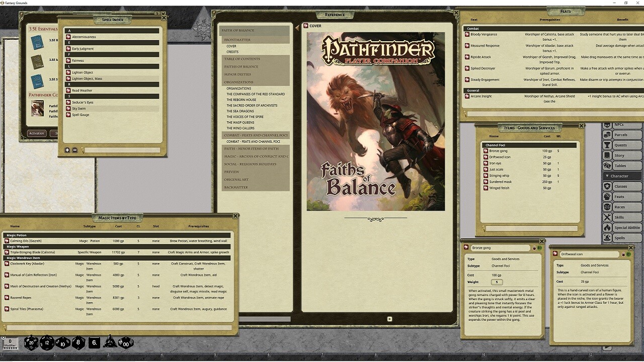 Fantasy Grounds - Pathfinder RPG - Pathfinder Companion: Faiths of ...
