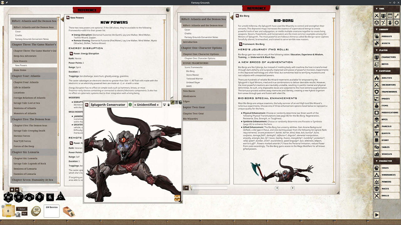 Fantasy Grounds - Rifts(R) for Savage Worlds: Atlantis and the Demon ...