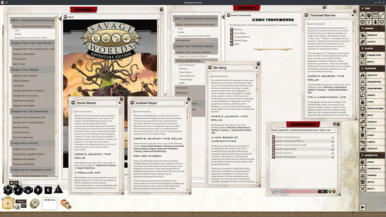Fantasy Grounds - Rifts(R) for Savage Worlds: Atlantis and the Demon ...